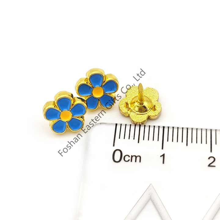 Little masonic flower enamel pin Forget-Me-Not Pin Masonic Forget Me ...