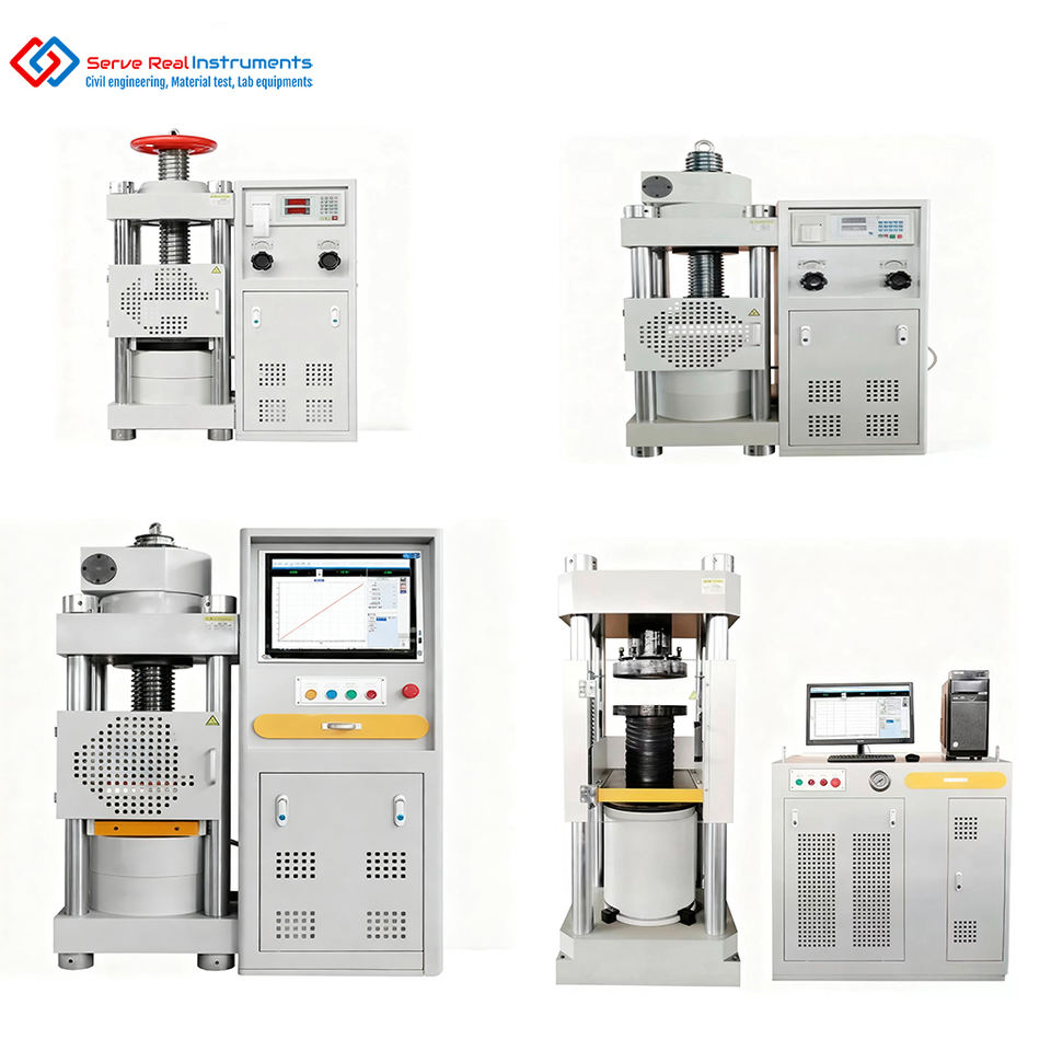 Computer-controlled Electro-hydraulic Servo Compression Testing Machine ...