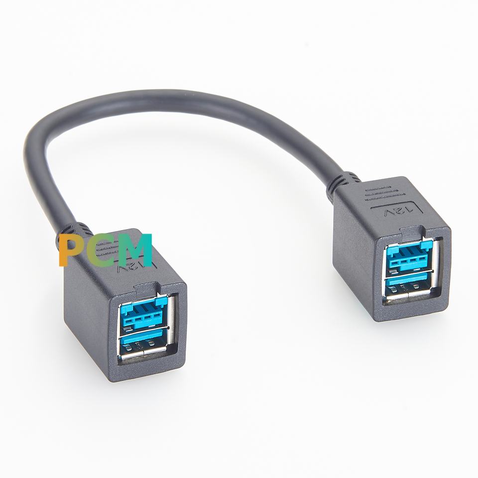 12V Powered USB Female to Female Extension Cable for POS System ...