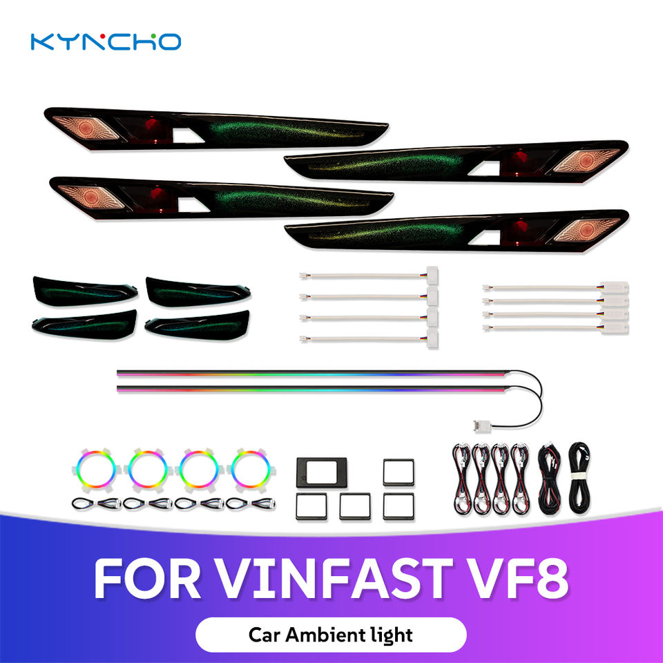 For VINFAST VF8 2024 2025 Intelligent LED Car Ambient Light Neon ...