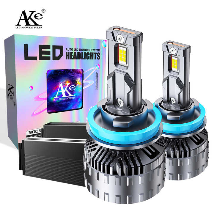 AKE V68X H11 Led Headlight Factory Price 130w 13000lm 6000k 360 Degree ...