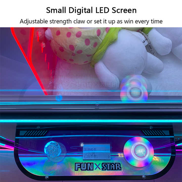 Claw-machine Real Kawaii LED Claw Machine in US for Sale