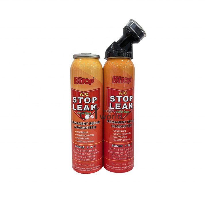 Bitop A/C Stop Leak +U/V Dye - Efficient & Reliable Solution