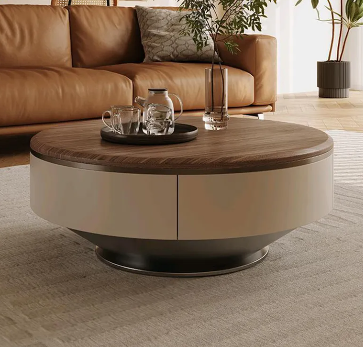 Classic Solid Wood Coffee Table Set Living Room Furniture Vintage ...