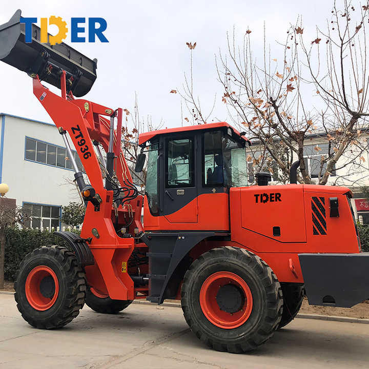 TIDER 2025 China Supplier Mini Front Loader 1ton 2ton 3 Ton Payloader ...