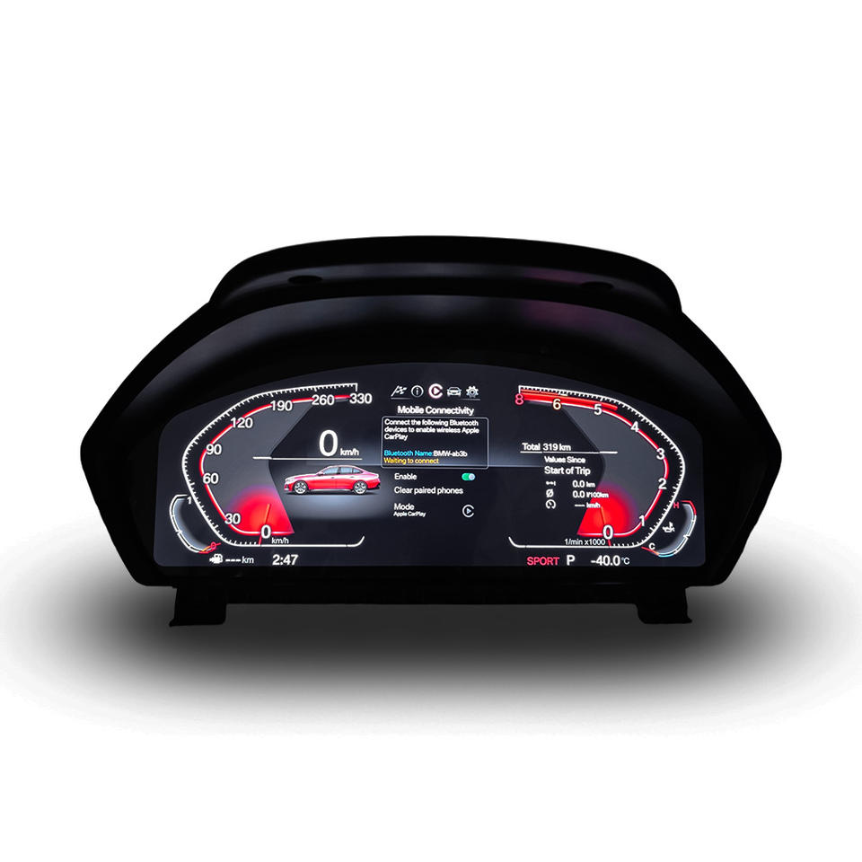 For BMW F10 F15 F30 F18 F25 E90 E60 Cluster Cockpit Speedometer ...
