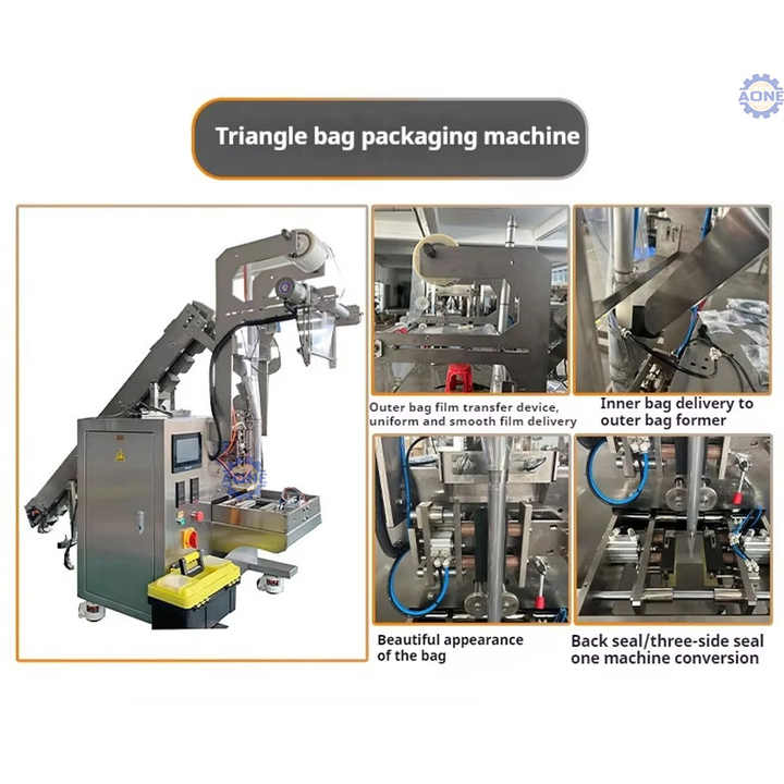 OEM Tea Bag Outer Bag Packaging Machine Nylon Triangle Tea Bag Packing ...
