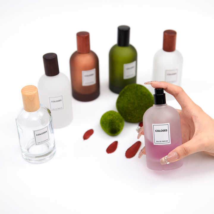 Luxury Custom Crimp Round Perfume Spray Bottle 30ml 50ml 100ml Empty ...