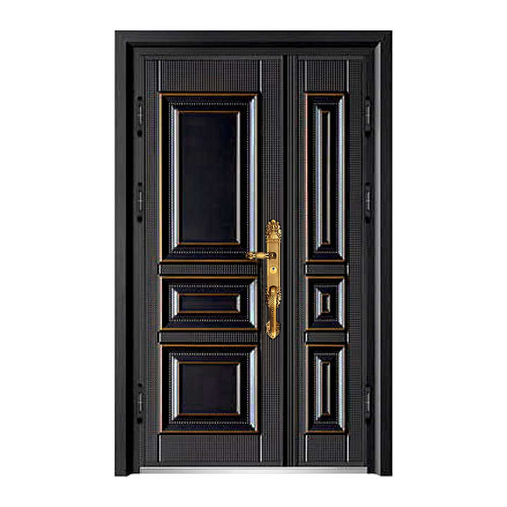 PHIPULO Top Brand Durable Cast Aluminum Gold Security Front Cast Door ...