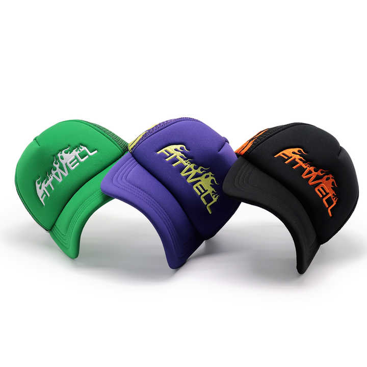 Design Your Own Embroidery Logo for Foam Mesh Trucker Caps