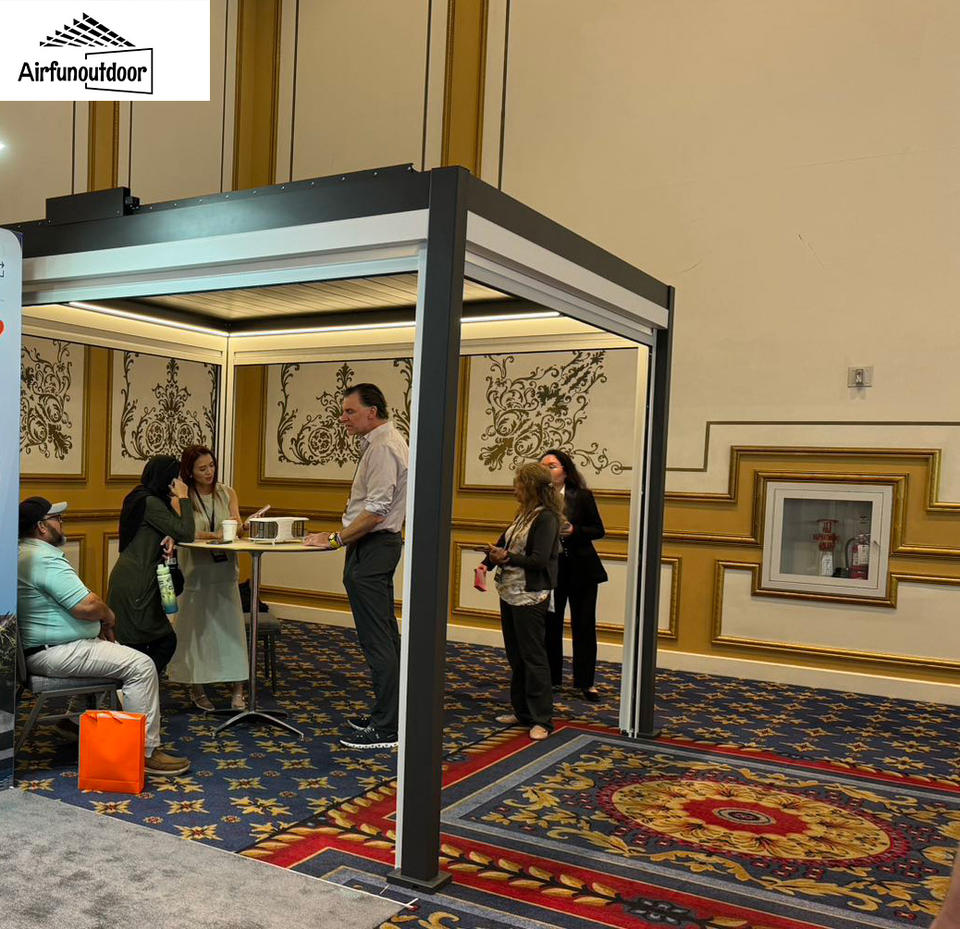 Airfun Premium Aluminum Pergola, Custom Size, High Quality Metal Frame ...