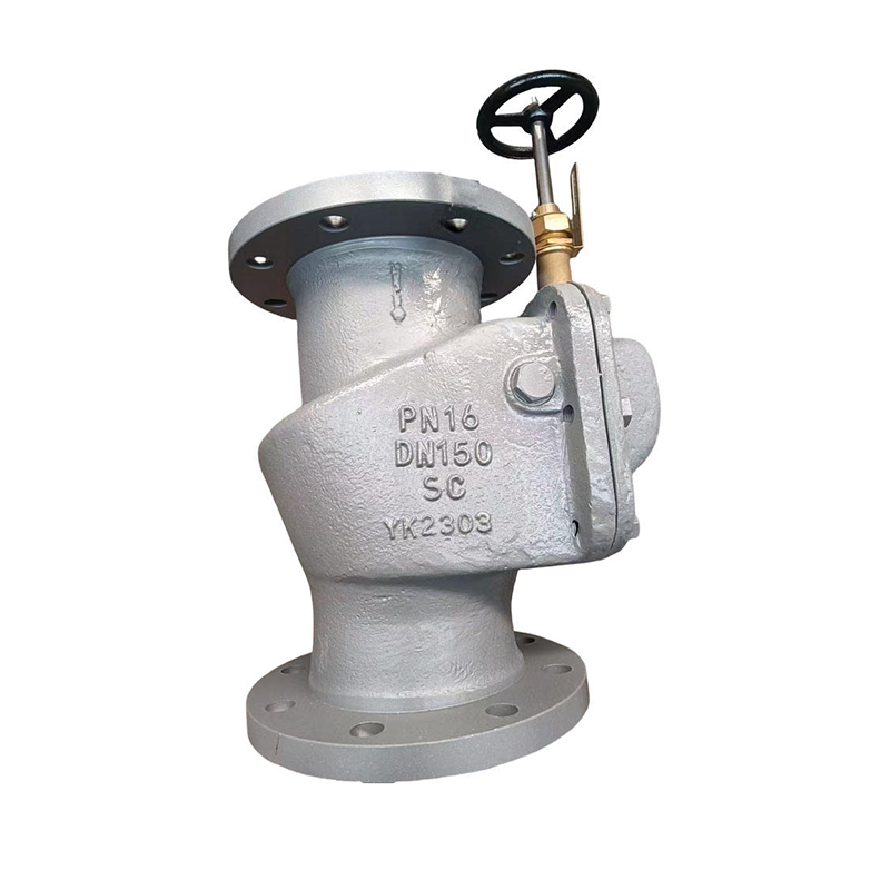 DIN JIS Marine Cast Steel Angle Storm Valve Cast Steel Vertical Storm ...