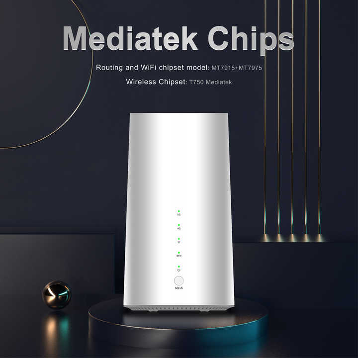 5g Modem with Sim Slot Wifi 5g CPE Mesh Openwrt Dual Bands RJ11 RJ45 ...