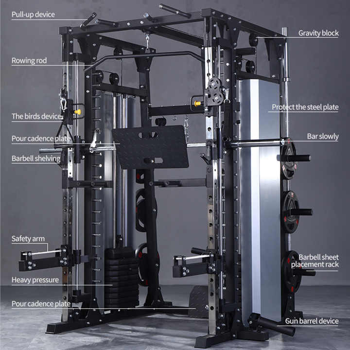Custom Processing Steel Smith Machine Rack Comprehensive Trainer Commercial Multi-functional ...