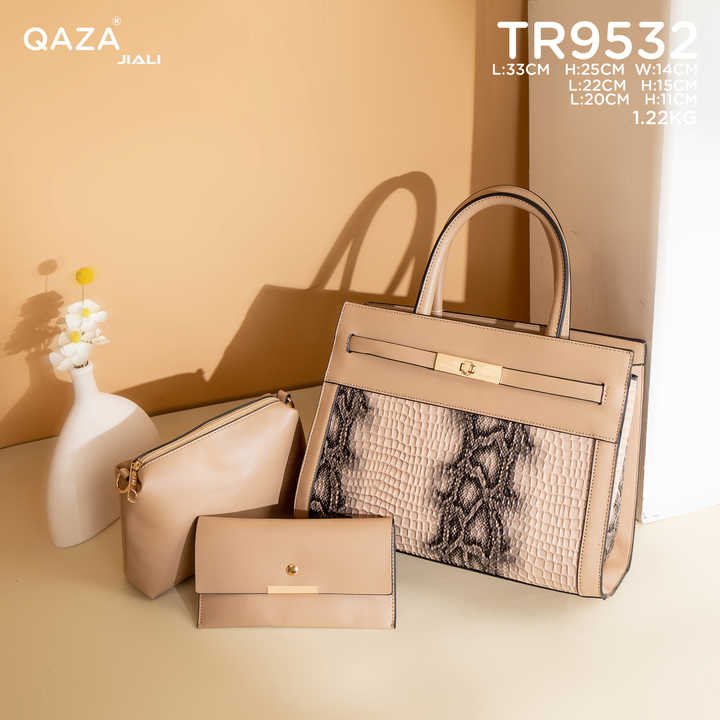 Jiali QAZA Clutch Tote Handbags with Removable Straps and Zipper ...
