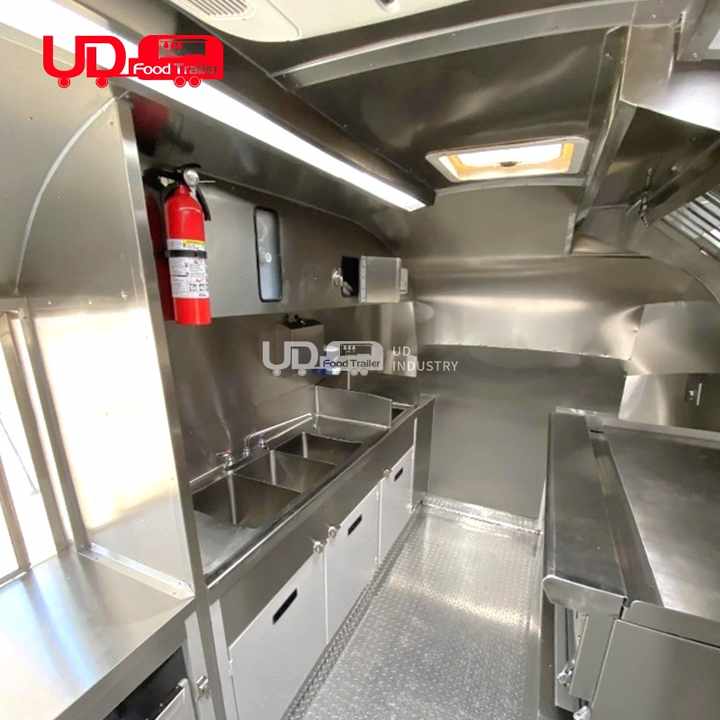 UrDream Catering Stainless Steel Mobile Kitchen BBQ Grill Food Trailer ...
