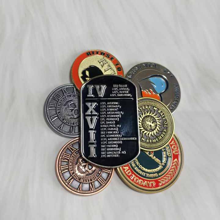 Memento Mori Coin Medallion - Stoicism Gift Amor Fati