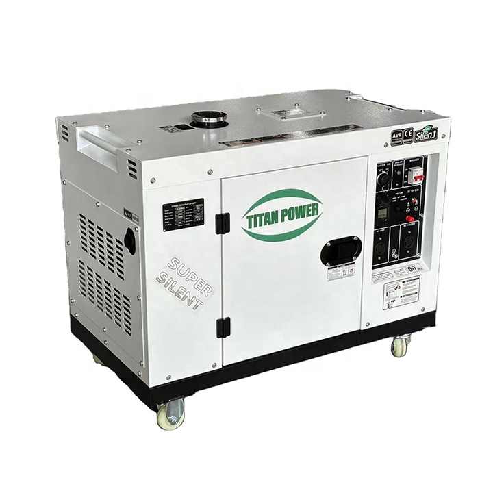 50hz/60hz 10kw Silent Diesel Generator Single Phase Sound Proof Diesel Generator 10kva 12kva ...