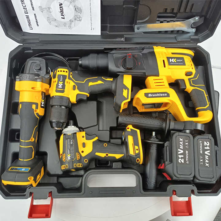 Factory Power Drills Kit 12v Portable Electric Cordless Brushless 18v ...