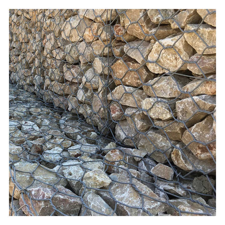 2.5 M Wide Galvanized PVC Gabion Basket for Slope Protection