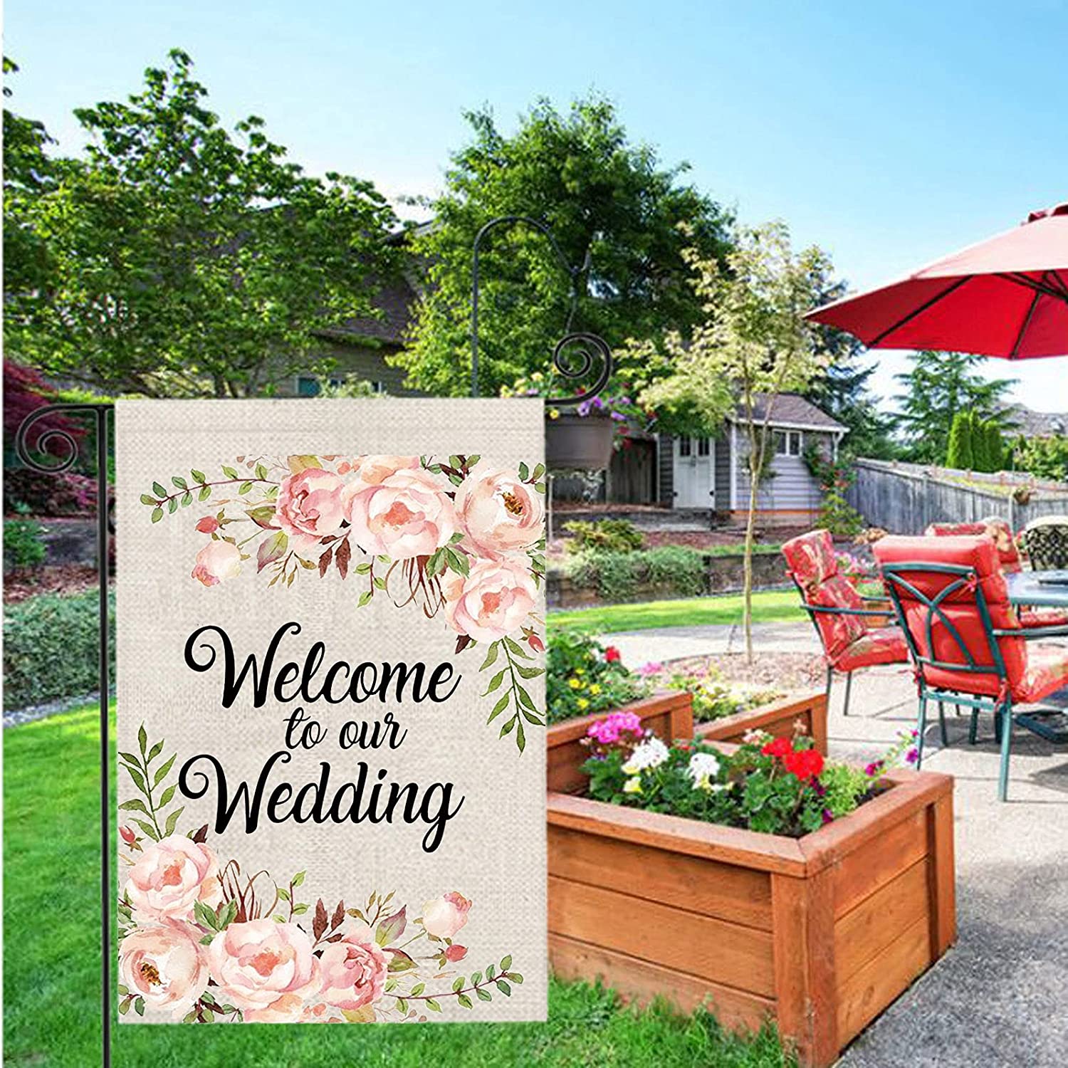 Wedding garden flag 60 photos - Astyledwedding.com