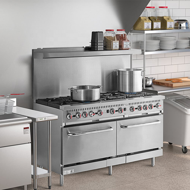 Icare EATZ 60" Commercial Gas Cooking Range with 10 Burners