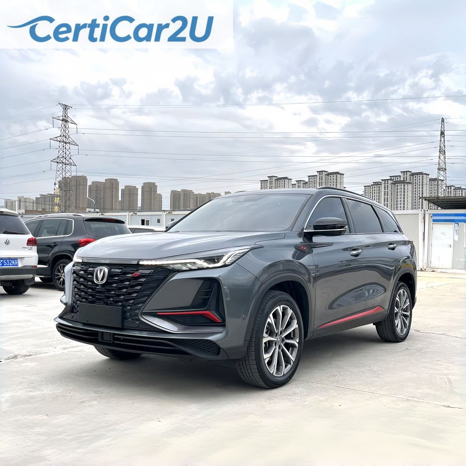 2021 Changan CS75 PLUS Used Turbo SUV-Leather Seats R19 Tires Dark ...