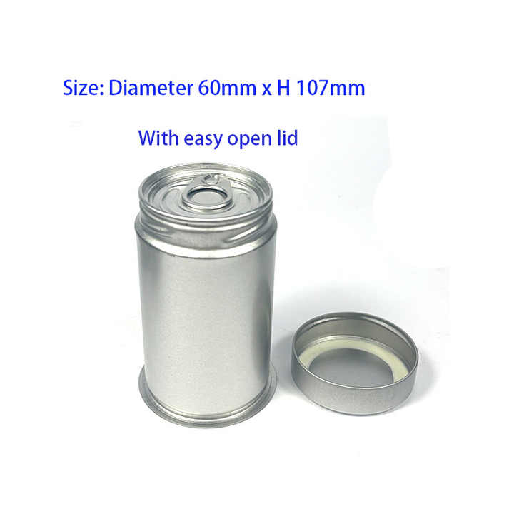 Hot Sale Round Sealable Tinplate Can with Airtight Screw Lid Custom ...