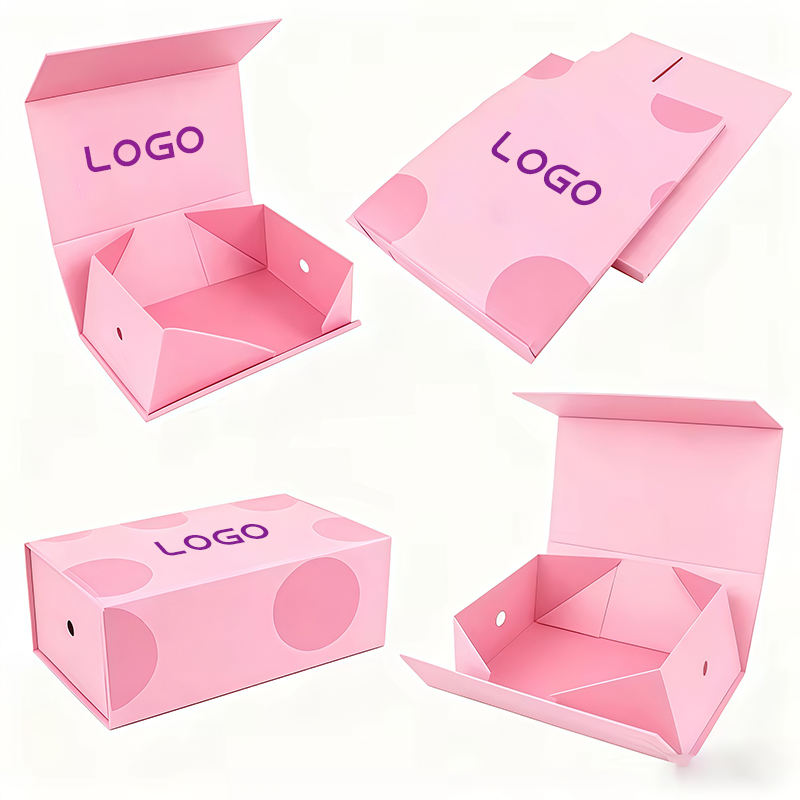 Custom Logo Magnetic Folding Gift Box Paper Gift Box Packaging ...
