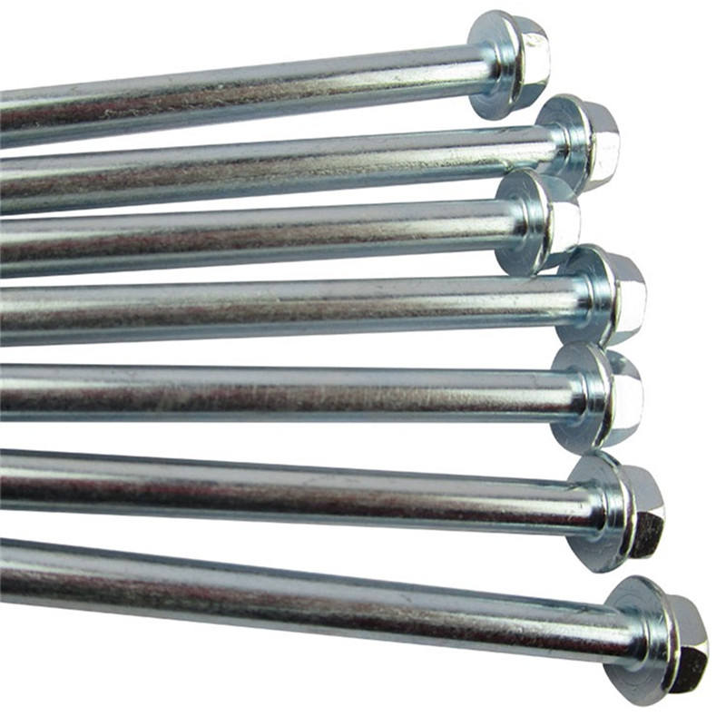 Long ASME Hex Flange Bolt Screw with Zinc Plated OEM Long Half Thread ...