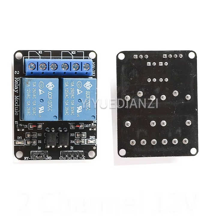 2channel Relay Module 5V 12V 24V with Optocoupler protection Relay ...