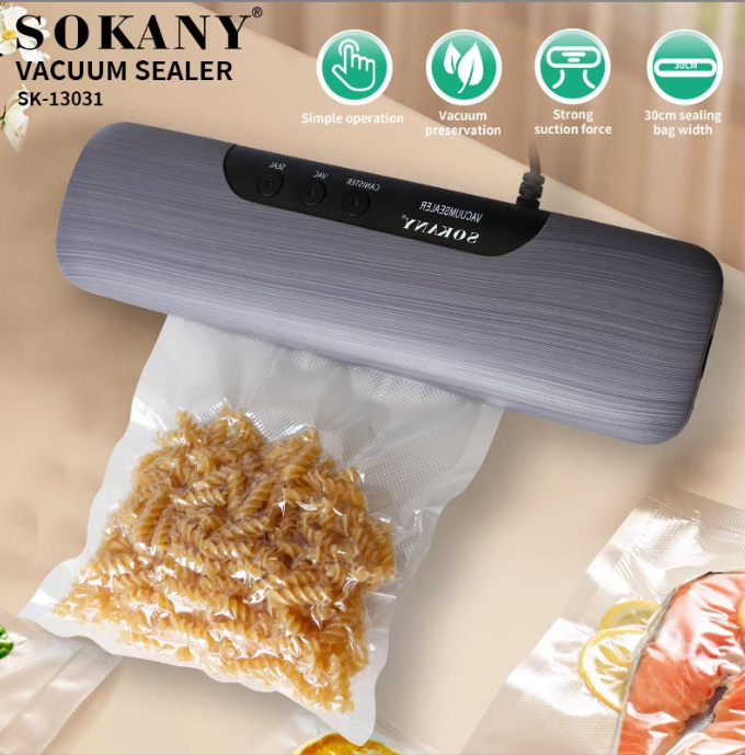 Sokany Automatic Vacuum Food Sealer Machine - 1-Year Protection