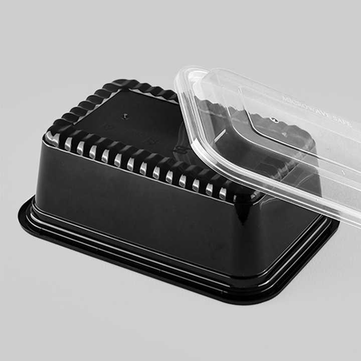High Quality Rectangle Disposable Plastic Food Containers