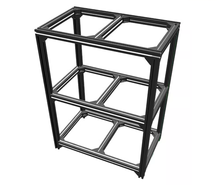 Customized Black Anodized T Slot 4040 Aluminum Extrusion