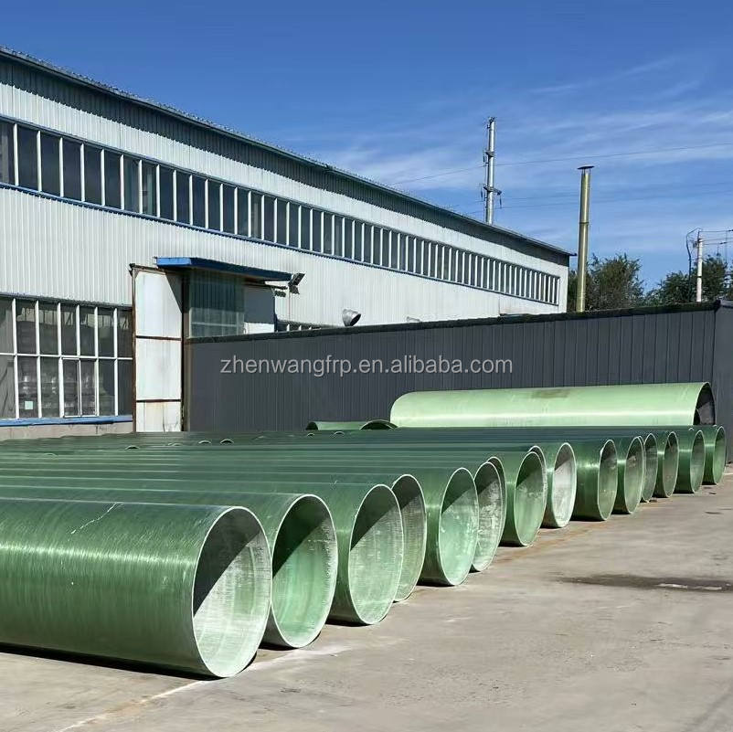 Large-diameter FRP Fiberglass Pipes for Water Supply Sewage Corrosion ...