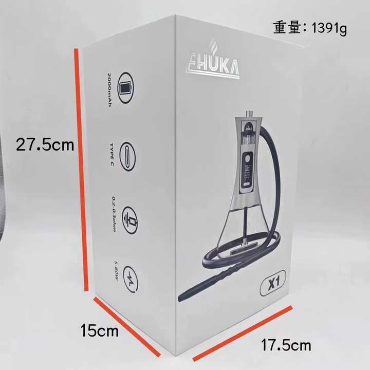 2025 Custom Gravity Hookah - 360 Rotating Water Shisha Set