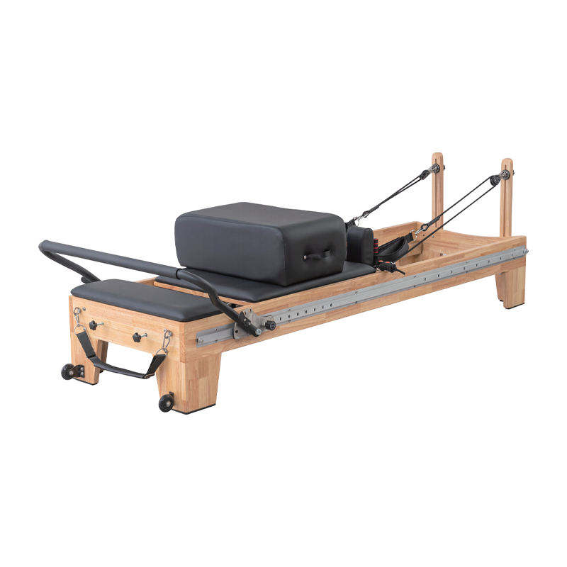 Newest Full orbit Wooden Pilates Reformer Factory OEM Machine Fitness ...