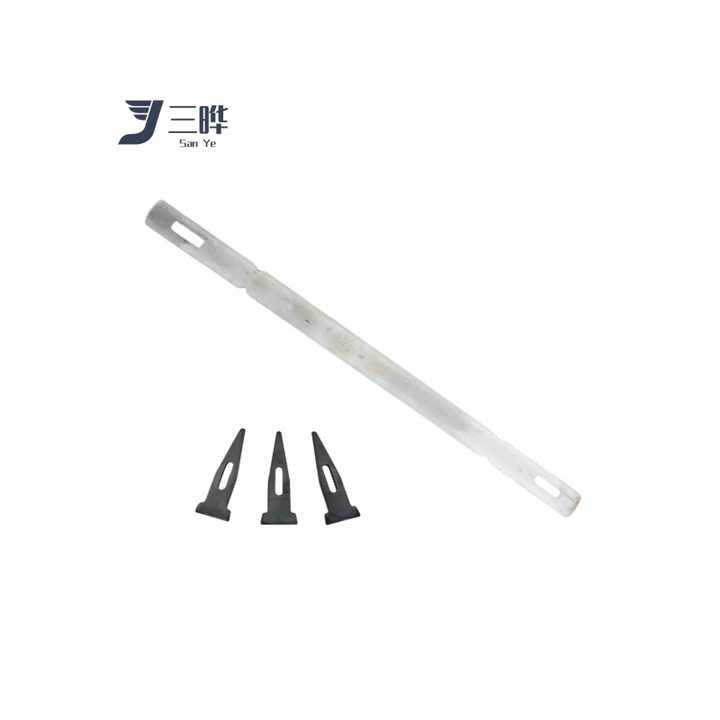 SANYE Formwork Steel Plywood Panel Wall Ties X-Flat Tie With Wedge Pin ...