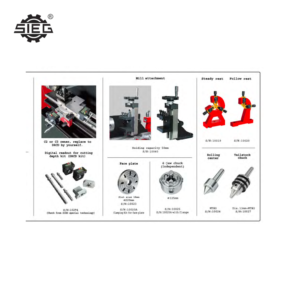 SC6 Vertical Variable Speed Bench Lathe DC Brushless Motor Gear Box ...