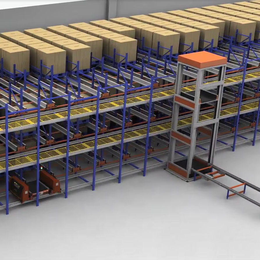 4 Way Direction Shuttle Rack with Elevator| Alibaba.com
