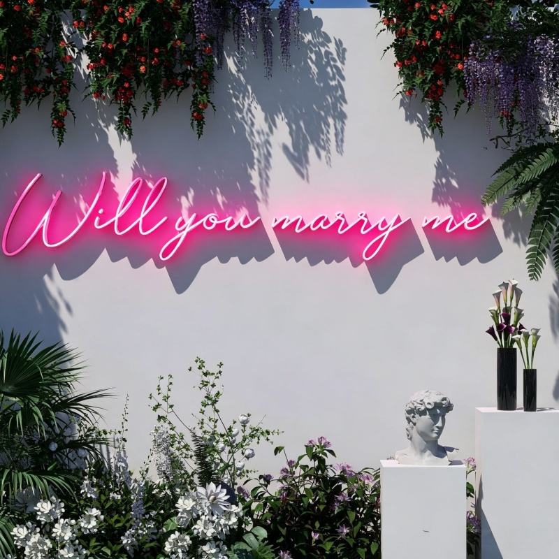 Wall Suspension LED Neon Sign Acrylic IP65 Waterproof for Cafe Bar ...