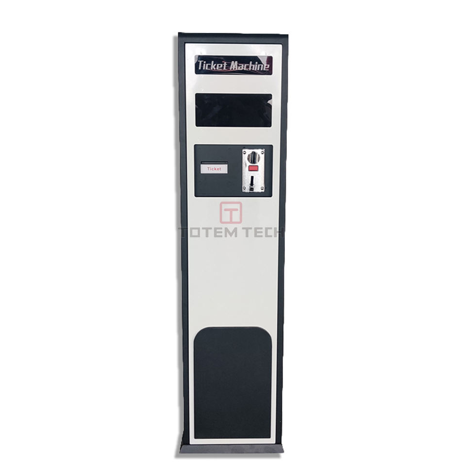 TOTEM Steady-Running Plastic Coin Operated Ticket Machine Cash Payment ...
