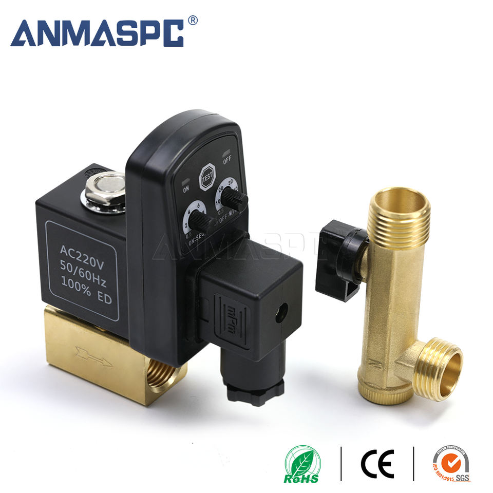 Pneumatic Components 4 Points Electronic Drain Valve OPT-A Electronic ...