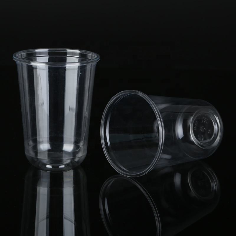 14oz Clear PET Cups - Durable, Bpa-Free Beverage Solutions