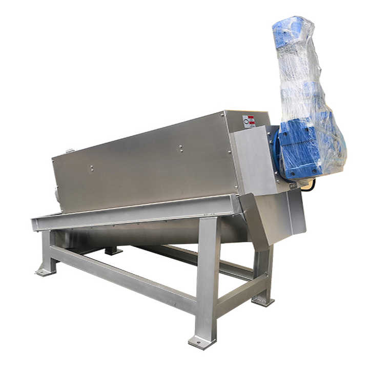 centrifuge mobile sludge dehydrator chemical water screw press sludge ...