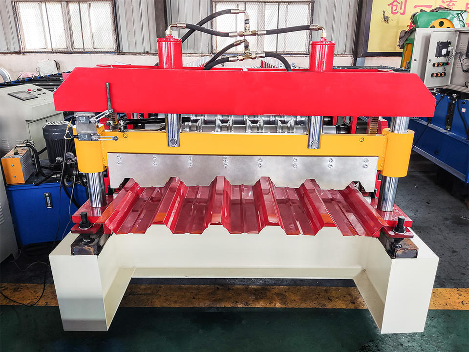 Easy Operate PPGI Cold Roll Sheet Forming Machine Metal Deck Floor Roll ...