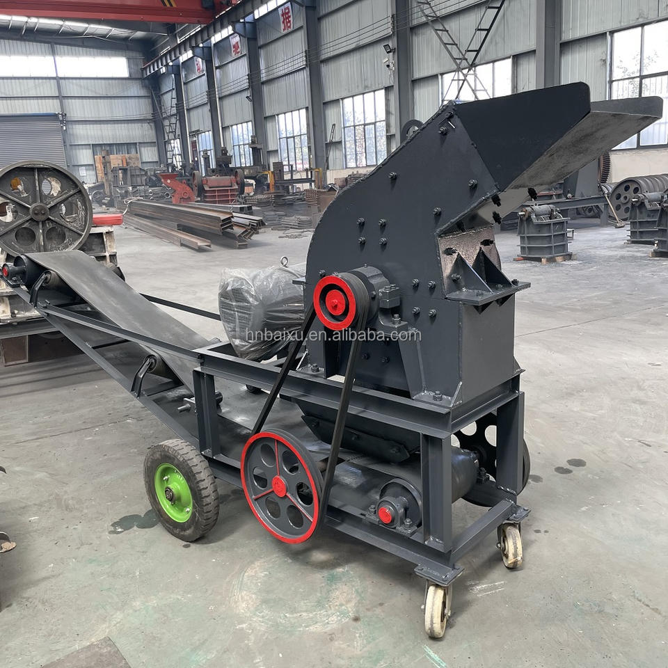 Mobile Electric Concrete Hammer Crusher Pc-400*300 Construction Waste ...