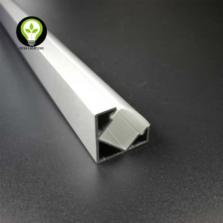 Black Anodized V Shape Aluminum Channel for LED Lights