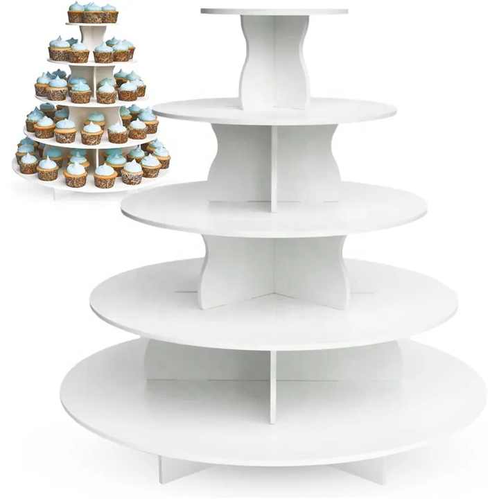3 Tiers Round Display Table - Perfect for Clothing Stores