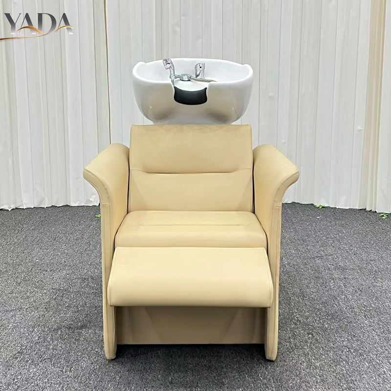 Multi-functional Portable Modern PU Leather Salon Hair Wash Basin with ...